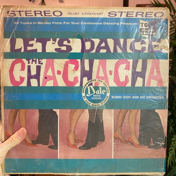Media | Vintage Lp Vinyl Record Lets Dance The Cha Chacha | Poshmark